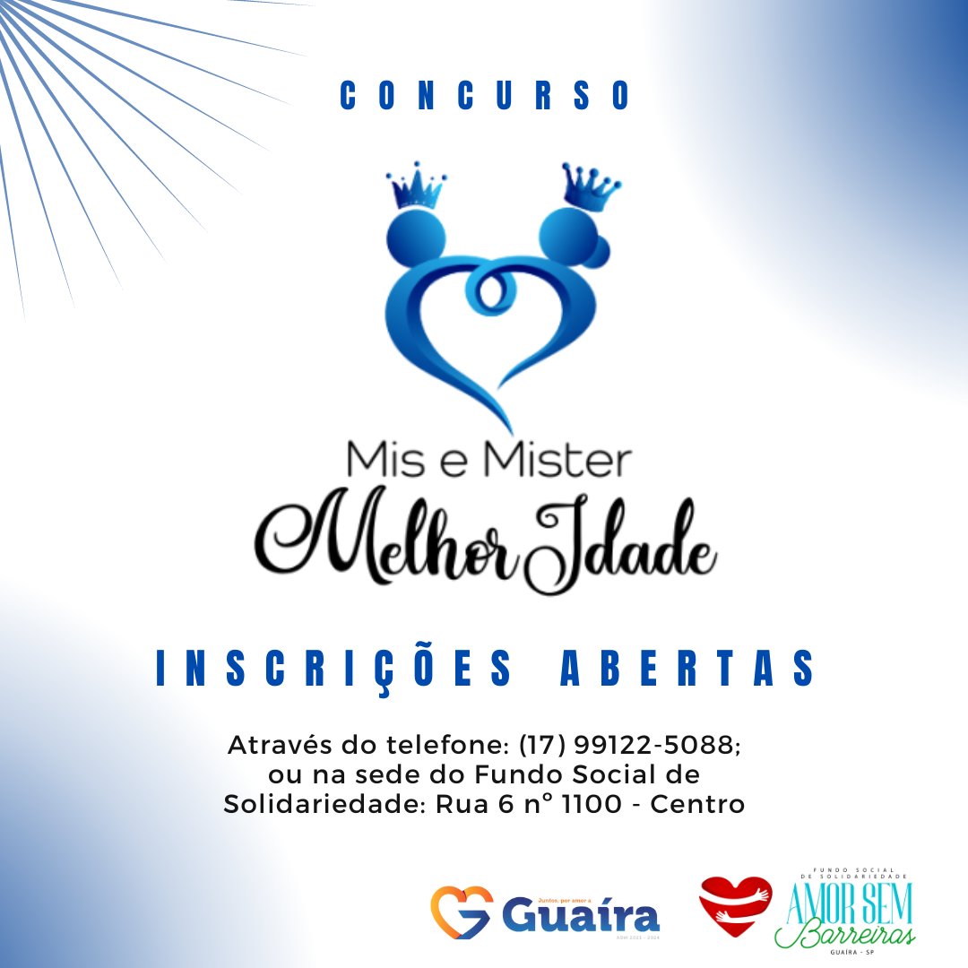 Jornal O Guaíra » CELEBRAÇÃO DA ELEGÂNCIA E CARISMA: Inscrições Abertas ...